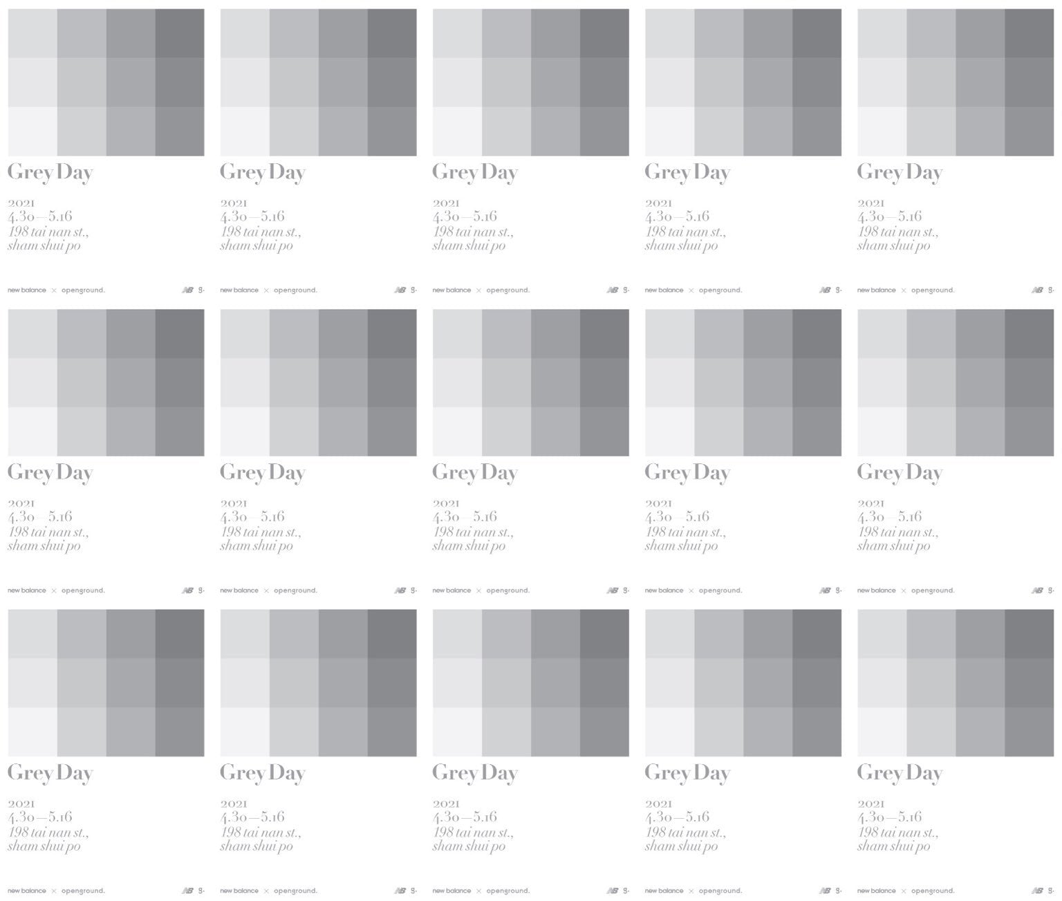 New Balance Grey Day - Dimension Plus